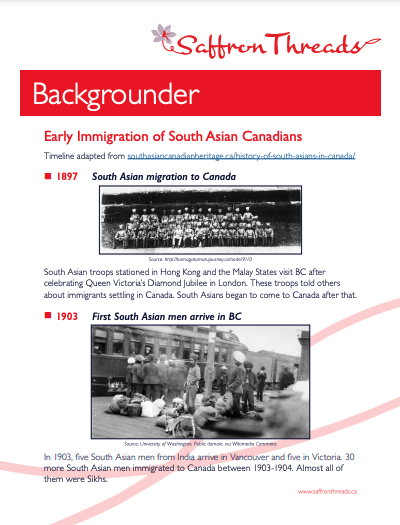 Saffron Threads: Exploring South Asian Canadian Culture, History, and ...